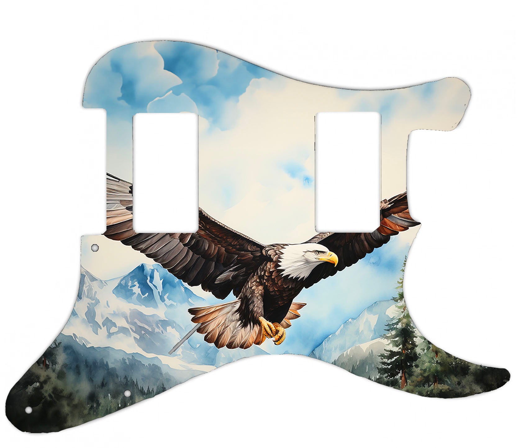 Custom Guitar Pickguards Electric Guitar PRS Stratocaster Tele Print ...