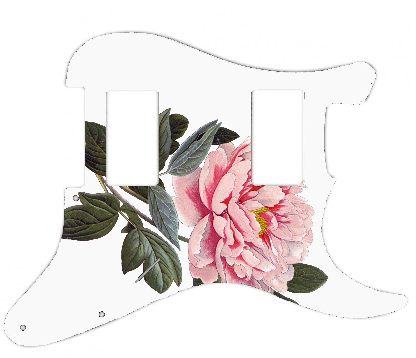 Pink Bloom Photograph Pickguard for Fender Stratocaster **PRINTING ONL ...